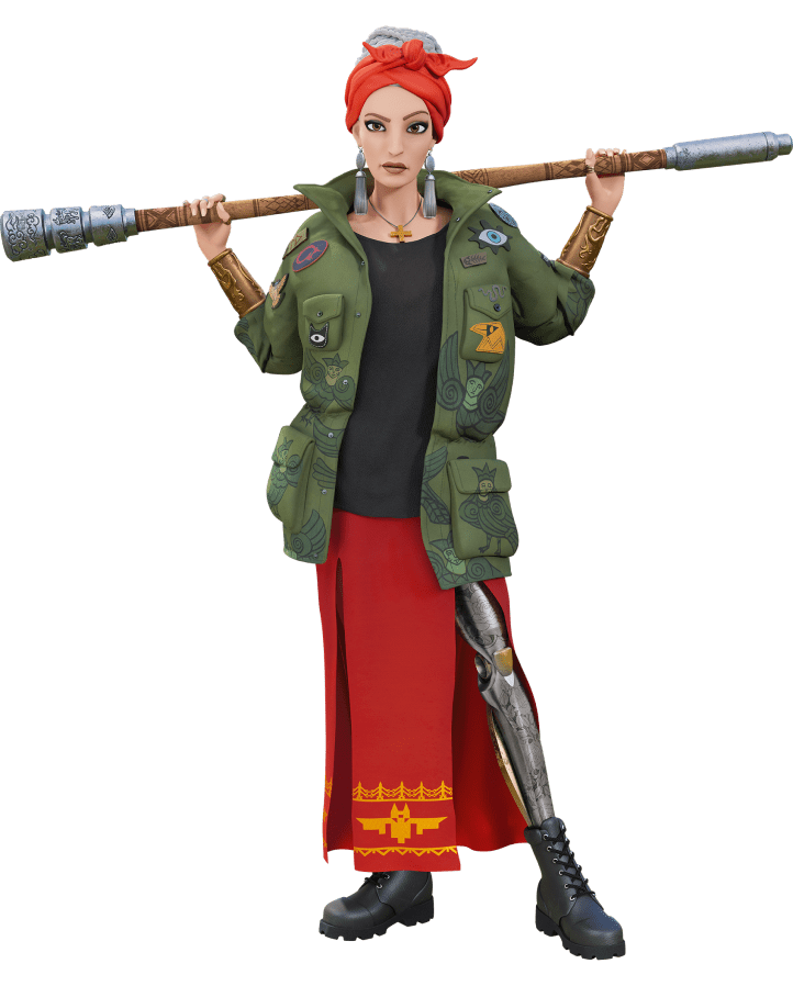 Superheroine Yaga - a project by the BY brand and Oleg Roy
